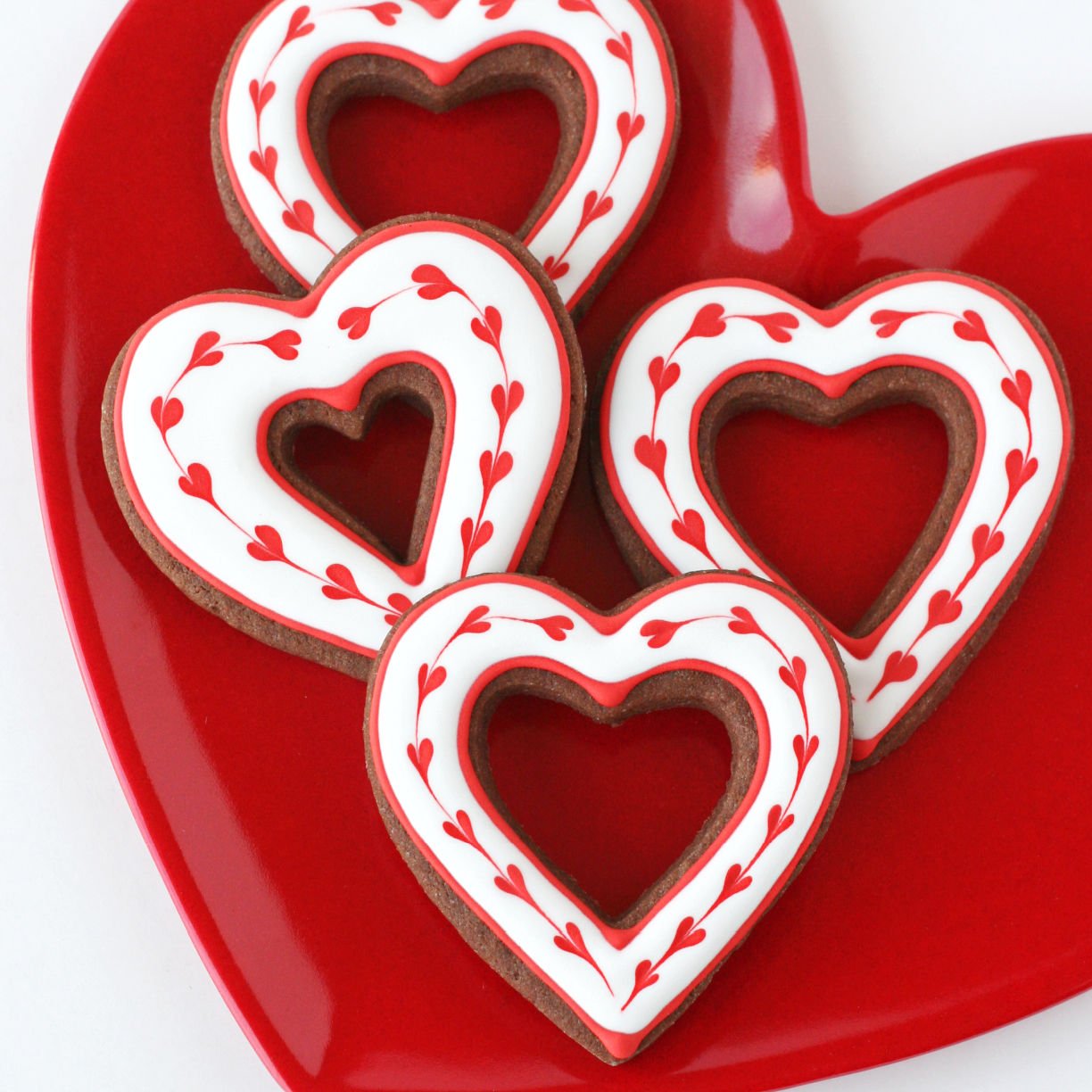 Valentine Heart Cookies