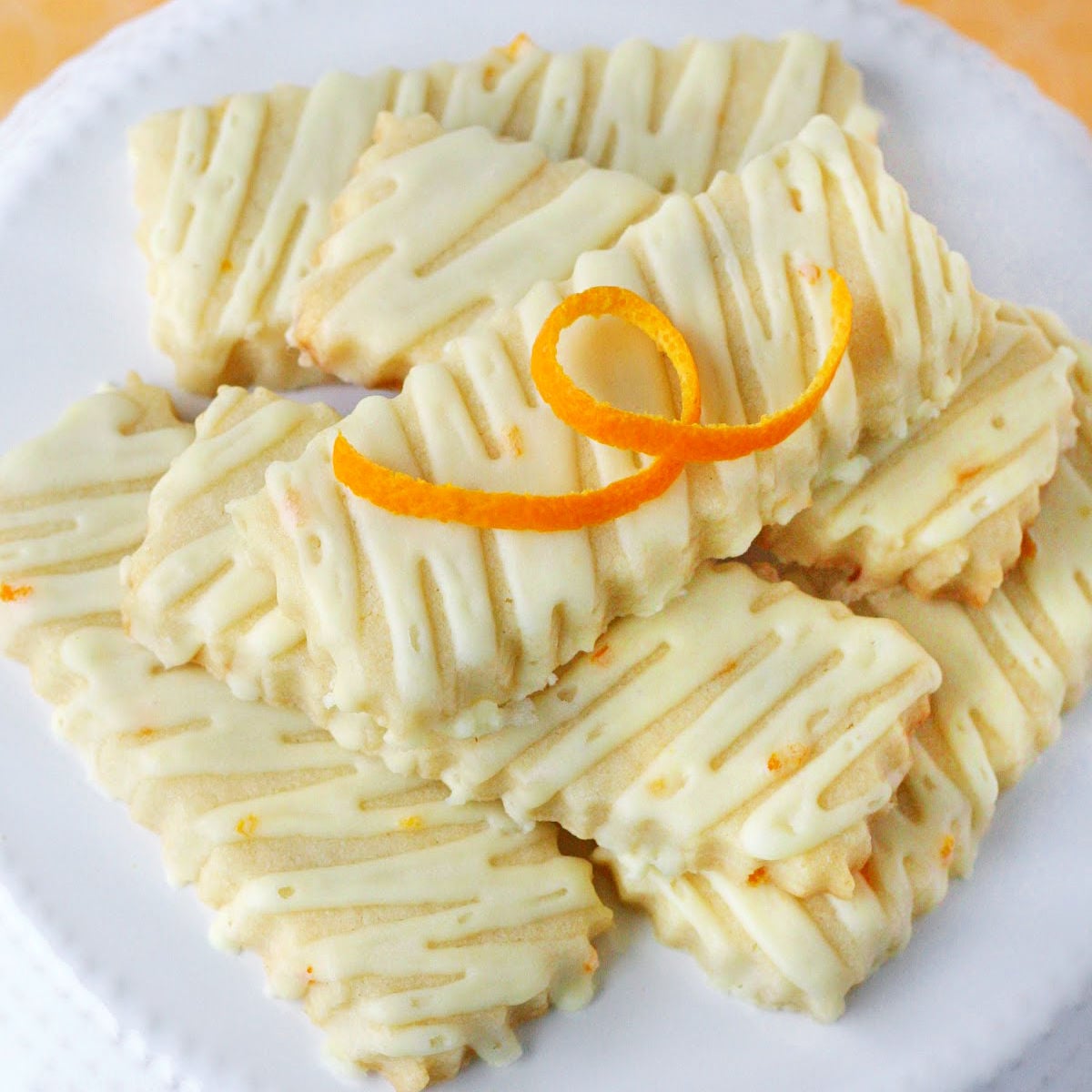 Orange Sugar Cookies - Glorious Treats