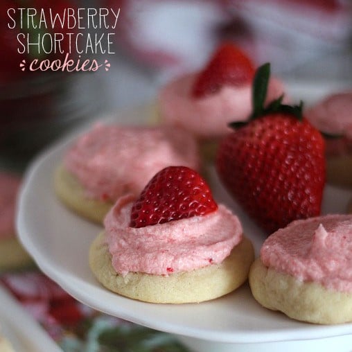 Strawberry Shortcake Cookies - Glorious Treats