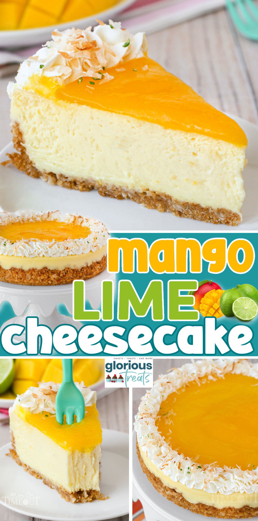 Mango Lime Cheesecake - Glorious Treats