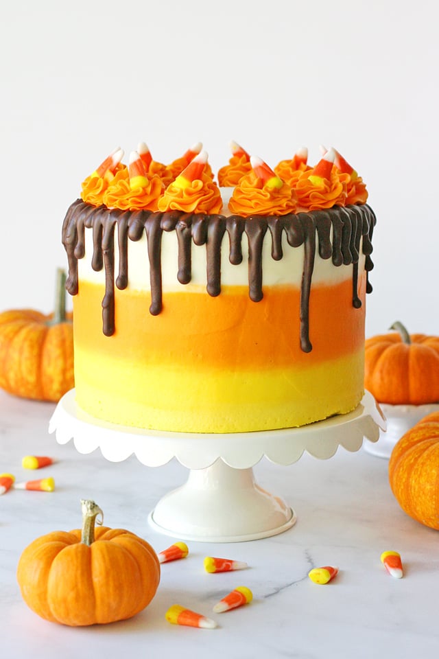 Candy Corn Cake - Glorious Treats Candy Corn Cake - Glorious Treats