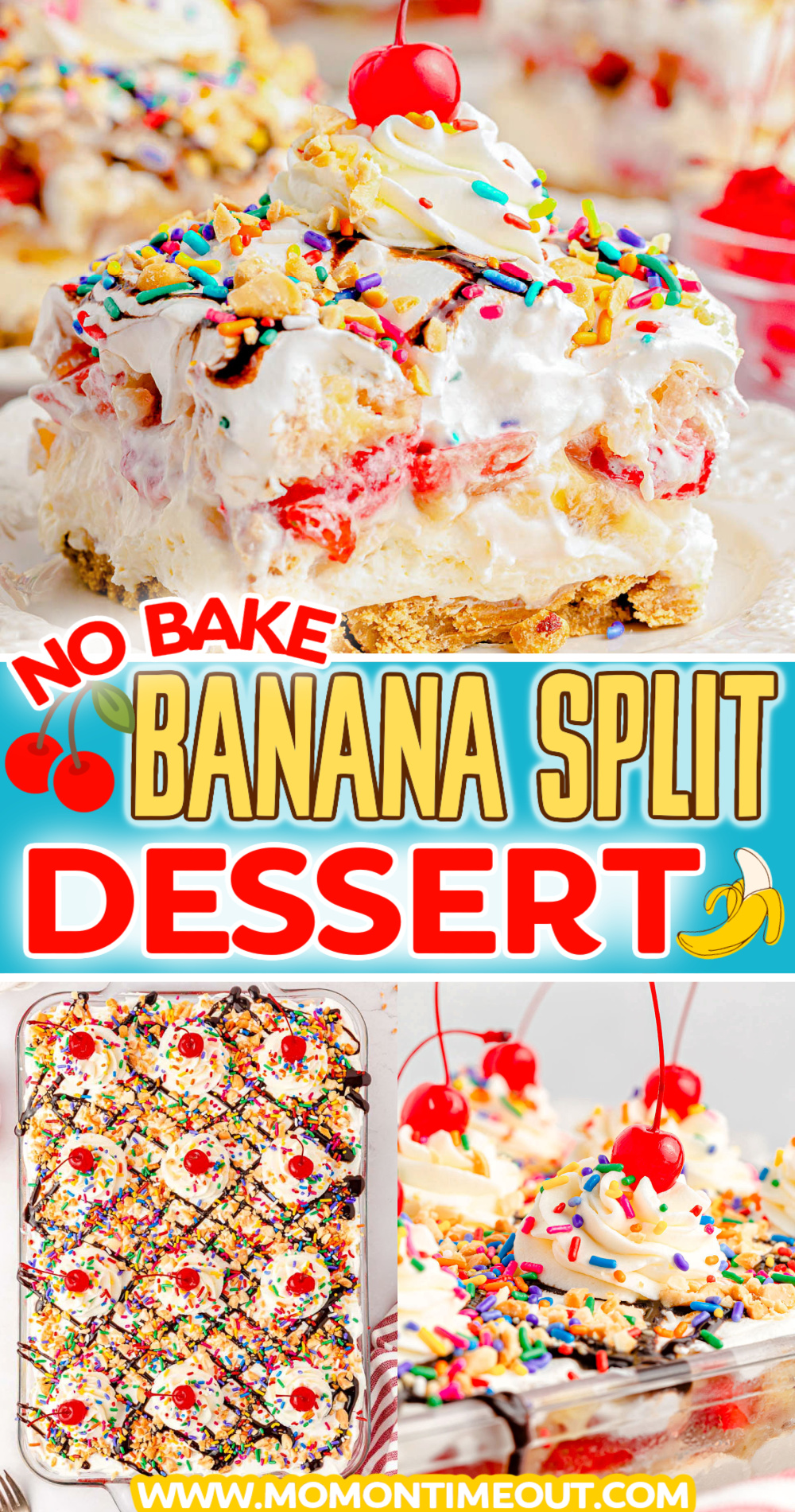 Banana Split Dessert - Glorious Treats