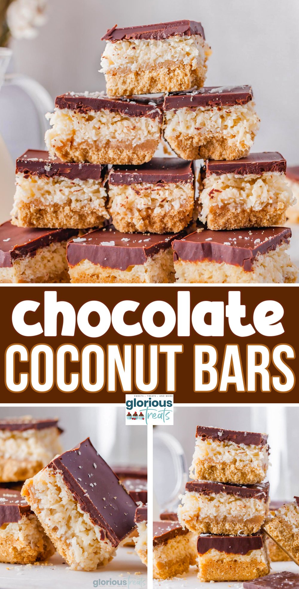 Chocolate Coconut Bars - Glorious Treats