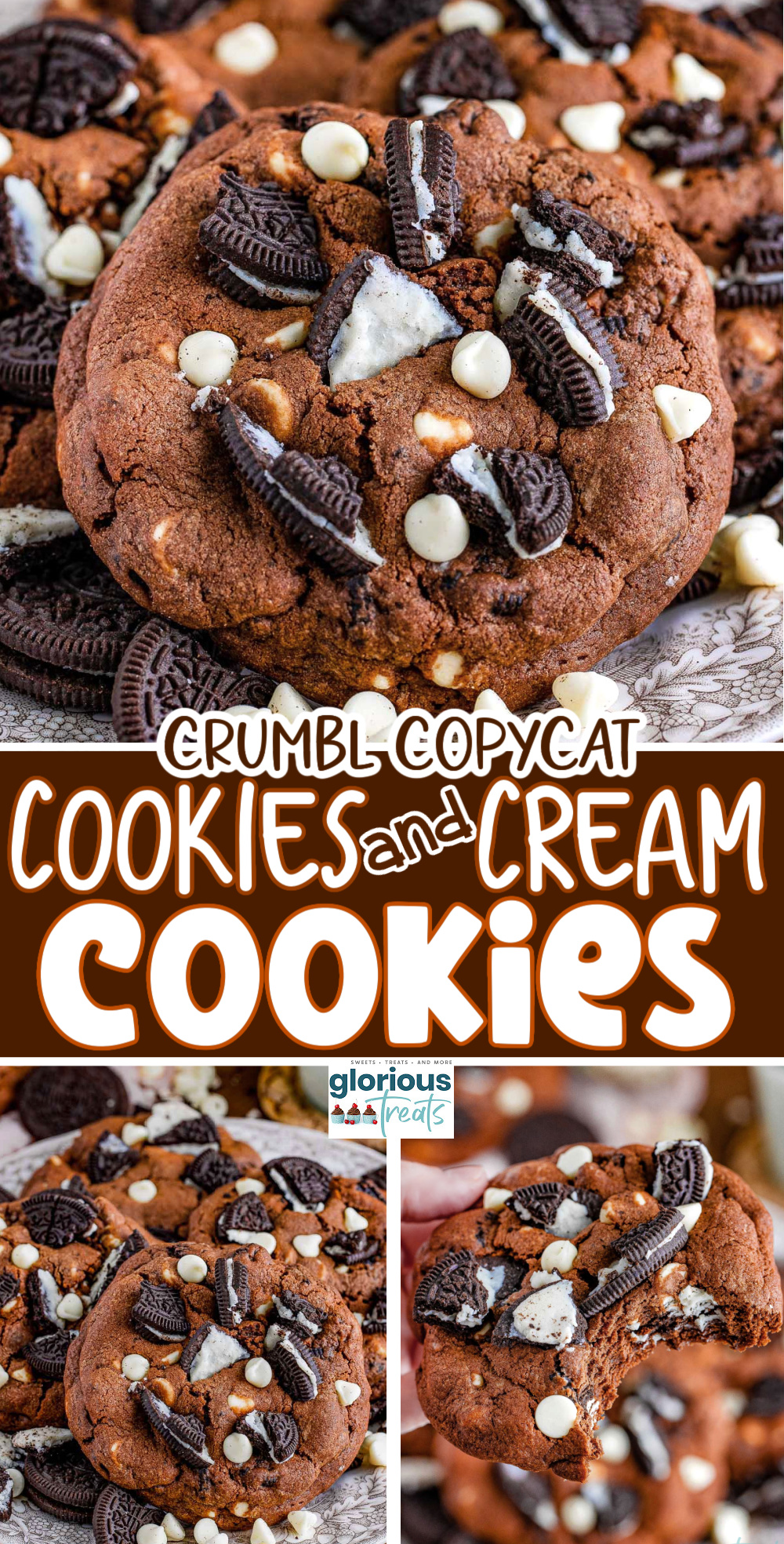 Cookies and Cream Cookies - Glorious Treats