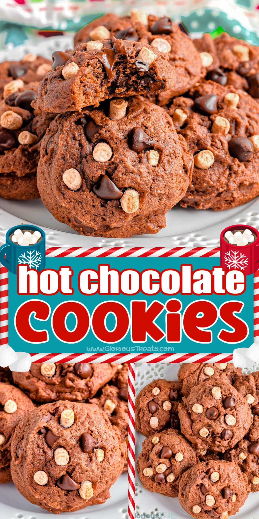 Hot Chocolate Cookies - Glorious Treats